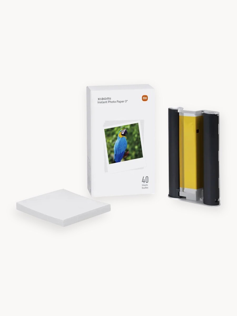 Бумага для фотопринтера Xiaomi Instant Photo Paper 3 (40 листов) SD30