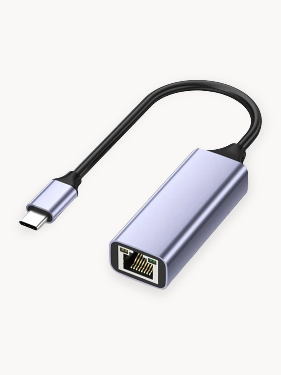 Переходник Type-C на LAN Ethernet, адаптер RJ-45