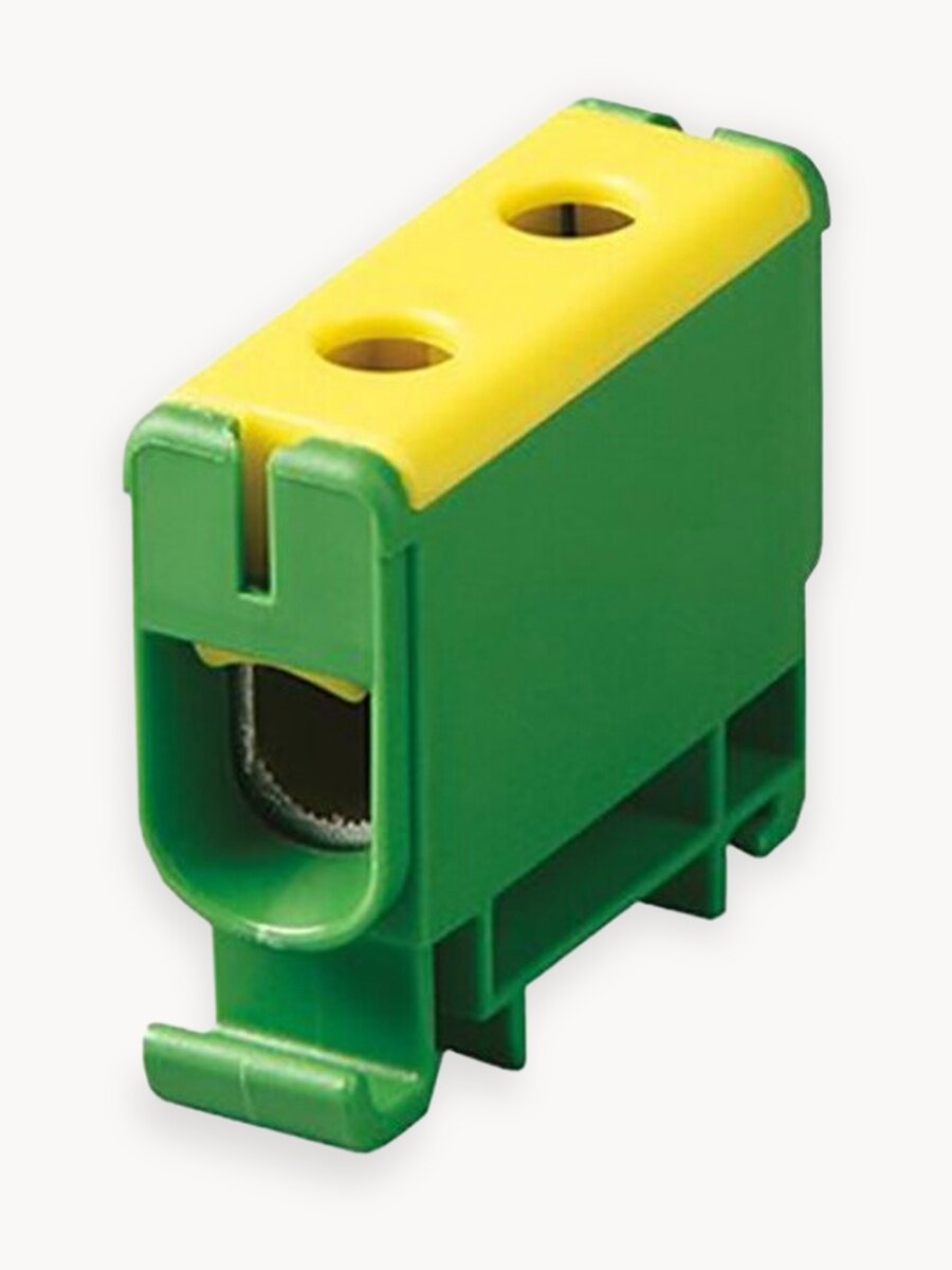 Клемма вводная силовая КВС 6-50 кв. мм. жалтая/зеленая TDM