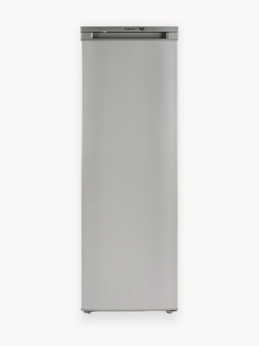 Узкая морозильная камера Бирюса M416, 175л, высота 145см, 6 ящиков, металлик