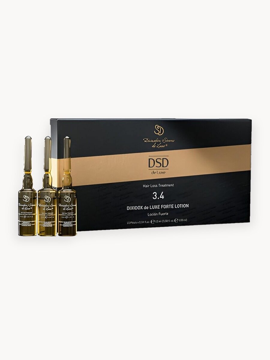 DsD de Luxe - 3.4 Dixidox de Luxe Forte Lotion - Ампулы от выпадения волос, 10х10 мл