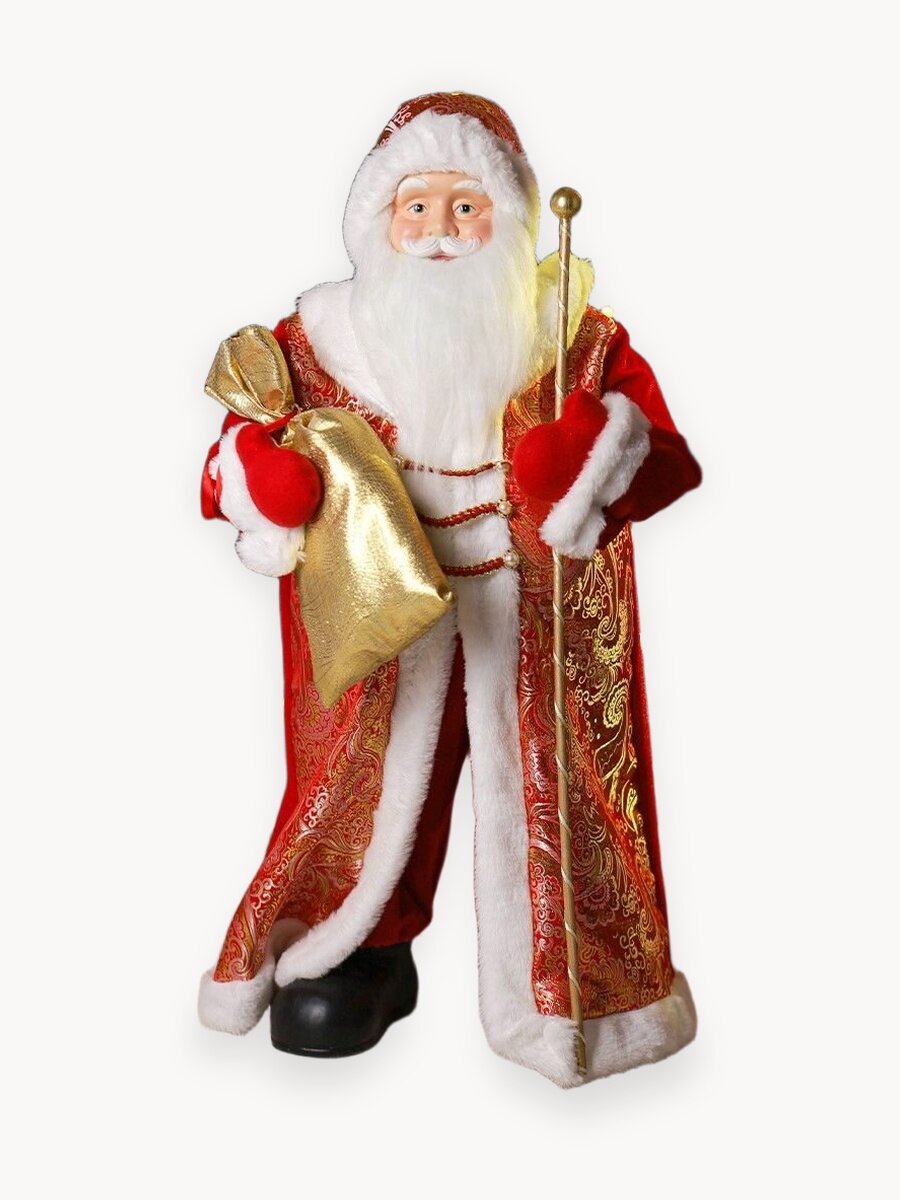 Фигурка MILAND "Дед Мороз", настольная, декоративная, 79х28,7 см, в подарочной упаковке