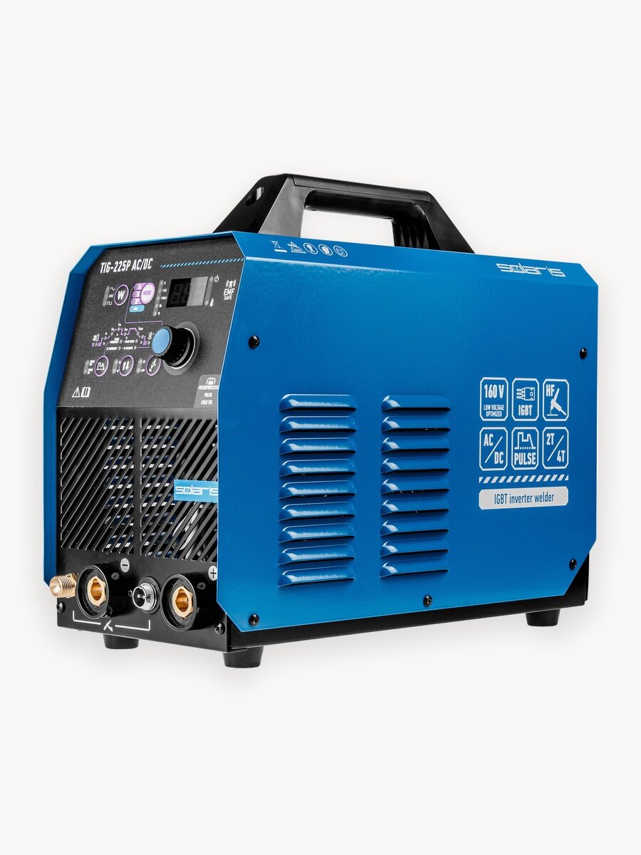 Инверторный аппарат аргонодуговой сварки SOLARIS TIG-225P AC/DC (SL5718-8)