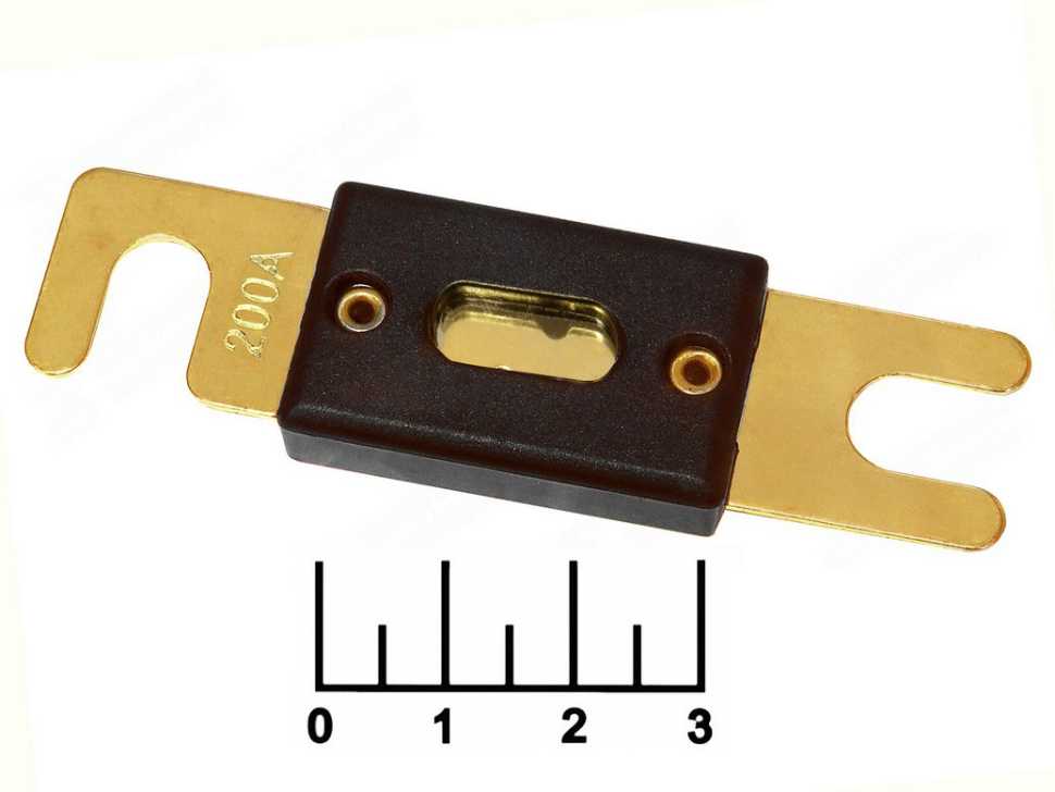 Вставка плавкая ВП U-образная 200A gold (предохранитель)