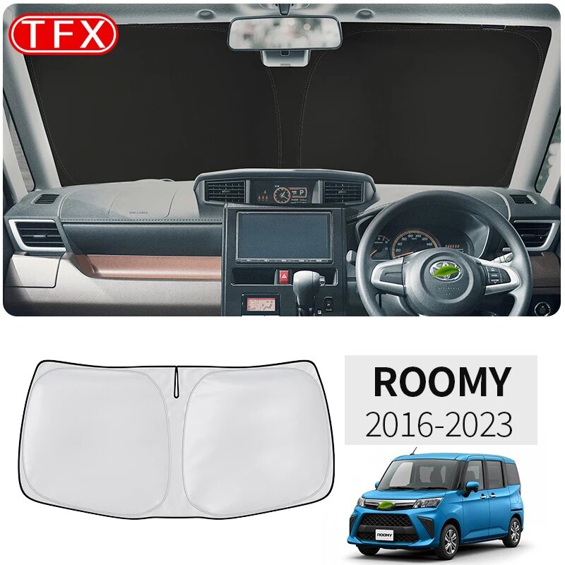 Для Toyota Roomy Tank 2016-2023, автомобильный Стайлинг, нано-изолированный солнцезащитный козырек на лобовое стекло, солнцезащитный козырек, аксессуары для интерьера