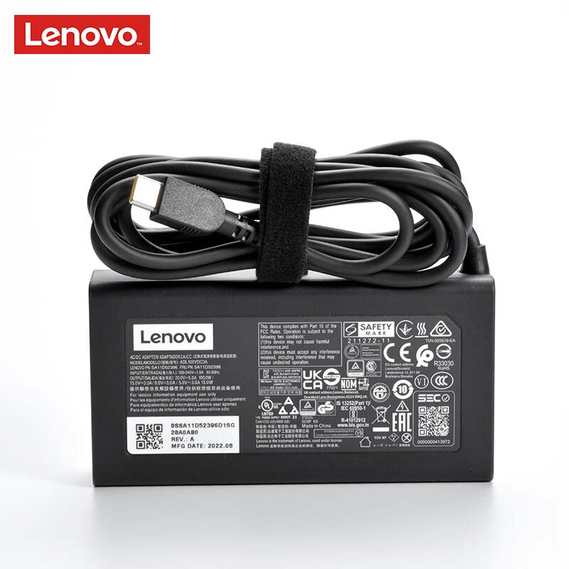Оригинальное зарядное устройство Lenovo 100Вт USB-C для ноутбуков ThinkPad 20В 5А быстрая зарядка Цвет：100Вт USB-C