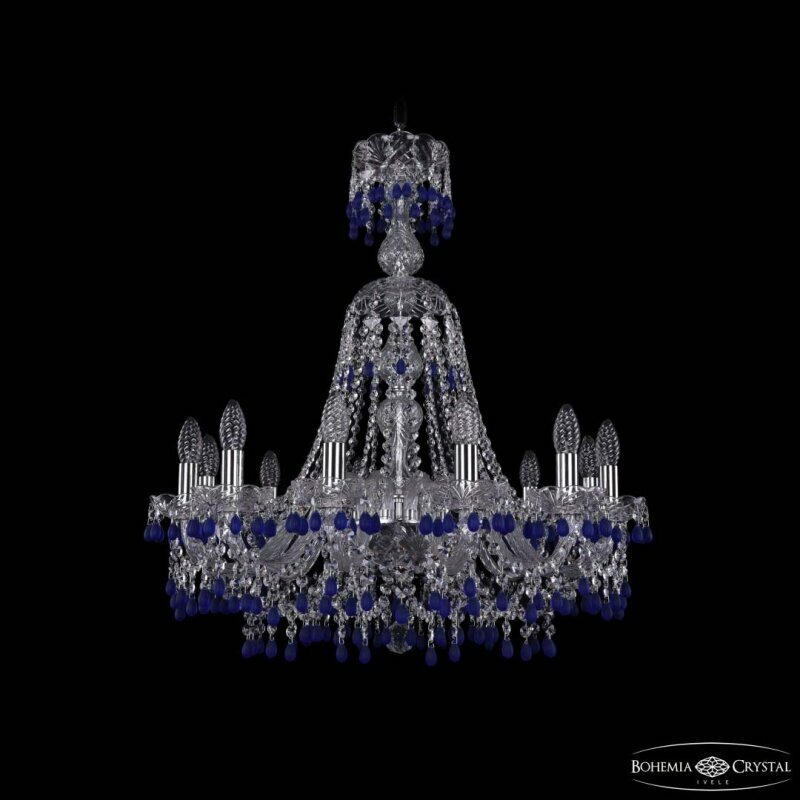 Подвесная люстра Bohemia Ivele Crystal 1410 1410/12/240/XL-74 Ni V3001