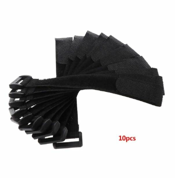 10 шт. Застежка на липучке для удочки, стяжки для удочки, лента стяжка