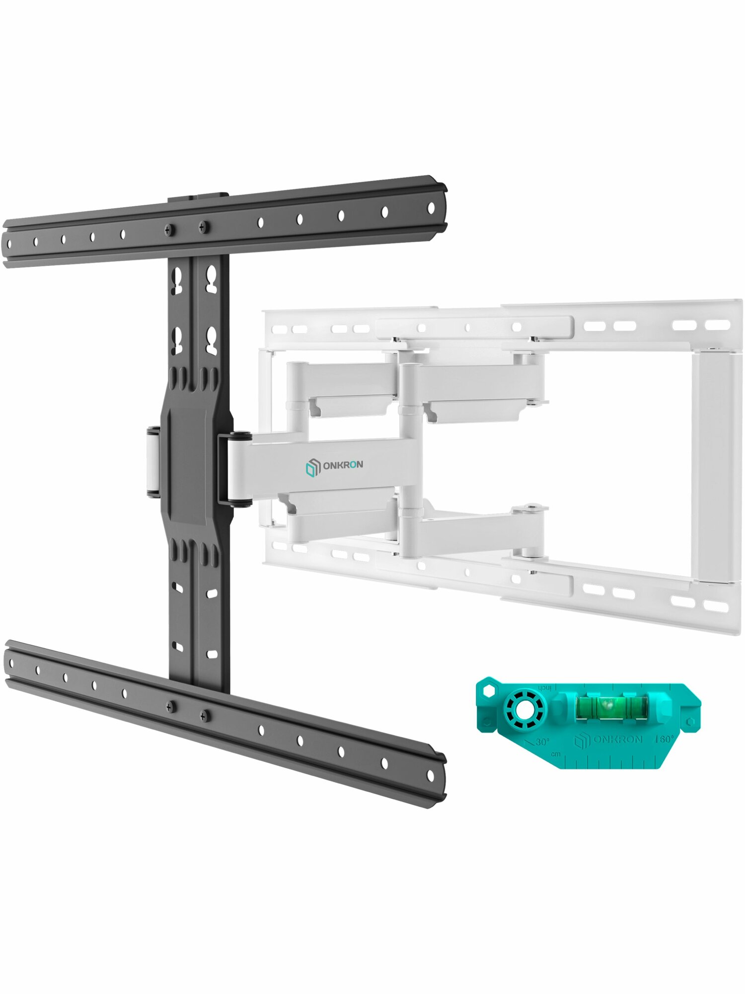 Кронштейн для телевизора настенный 32"-90" ONKRON SM6, наклонно-поворотный, до 50 кг, черно-белый