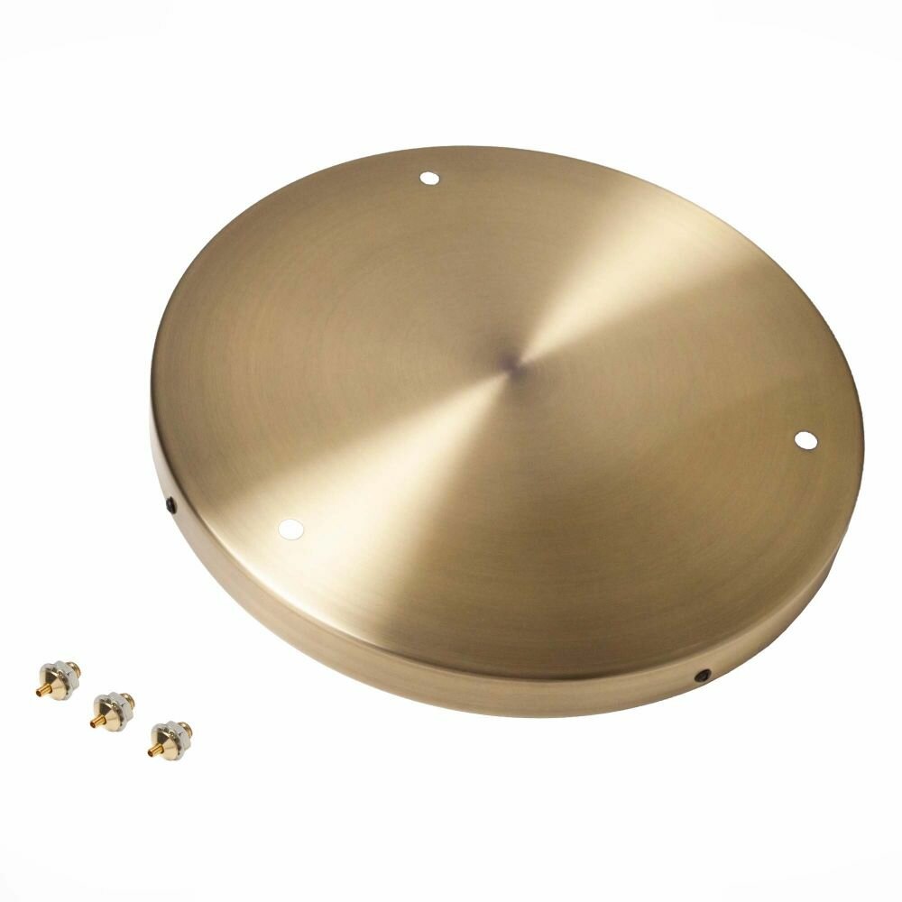 SL001.303.03 Потолочное крепление на 3 лампы (круглое) ST-Luce Бронза.