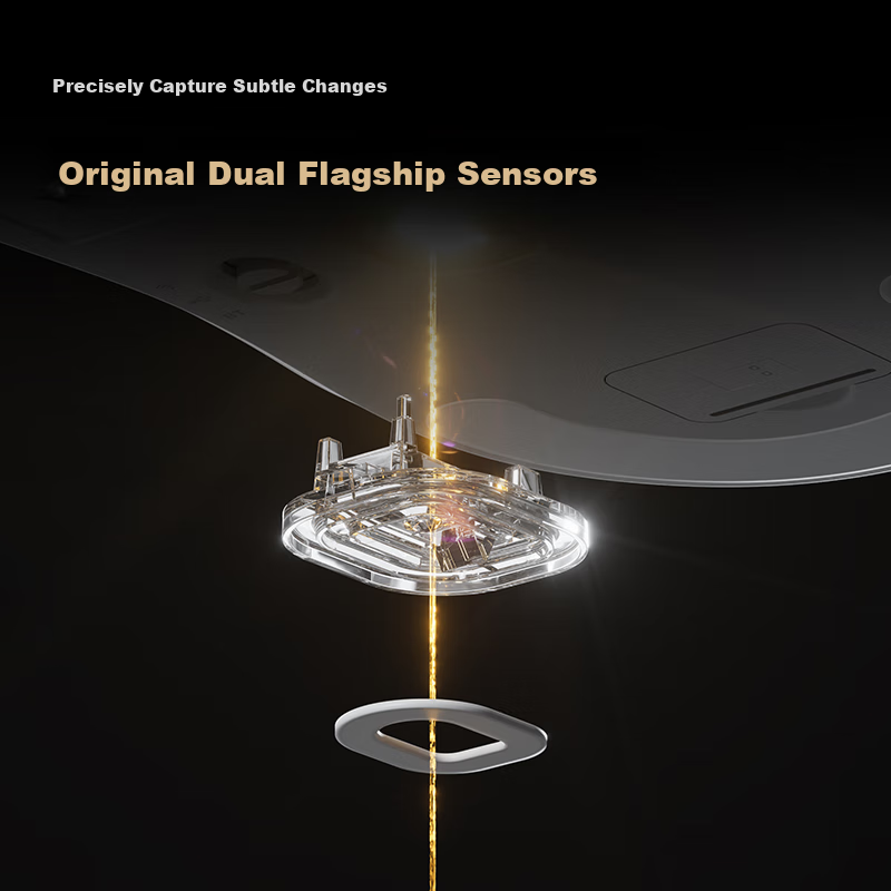 Беспроводная игровая мышь VGN Dragonfly F2 с датчиком PAW3395 Трехрежимное подключение Эргономичный дизайн Розовый