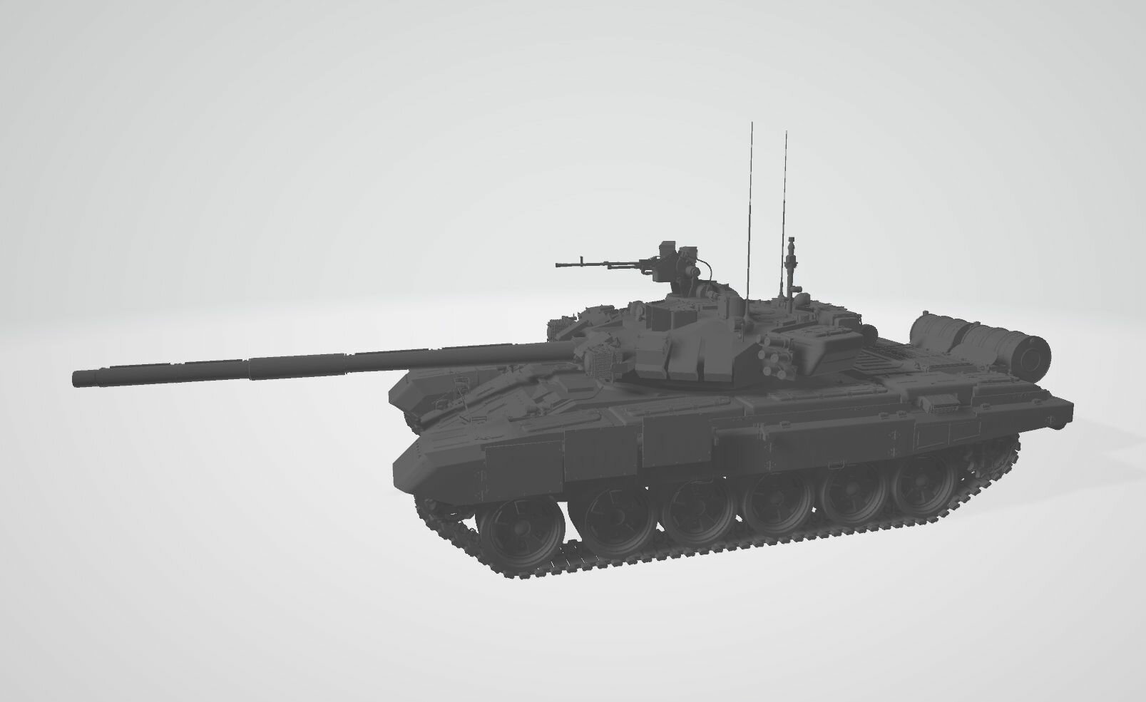 Танк Т-90. Масштабная модель 1:72.