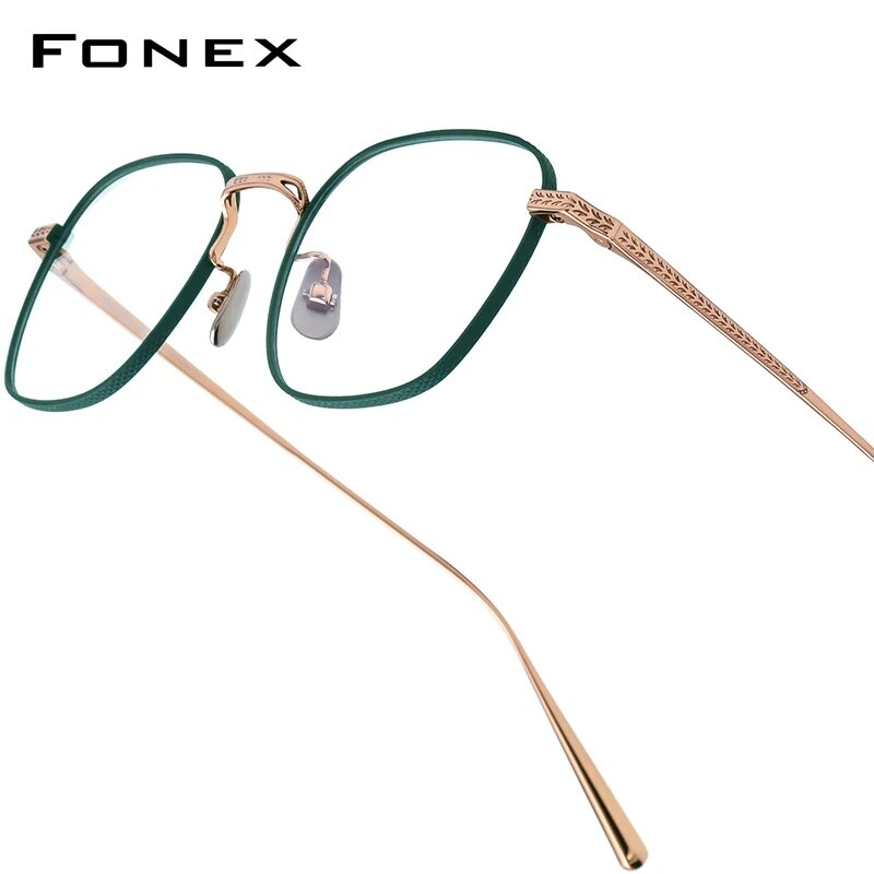 FONEX очки N015R Green Gold