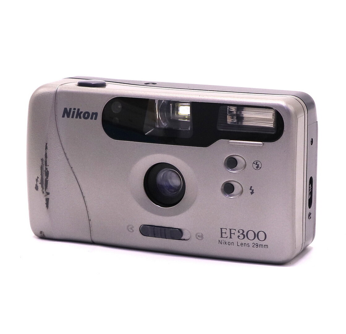 Пленочный фотоаппарат Nikon EF300 в упаковке — фото 1