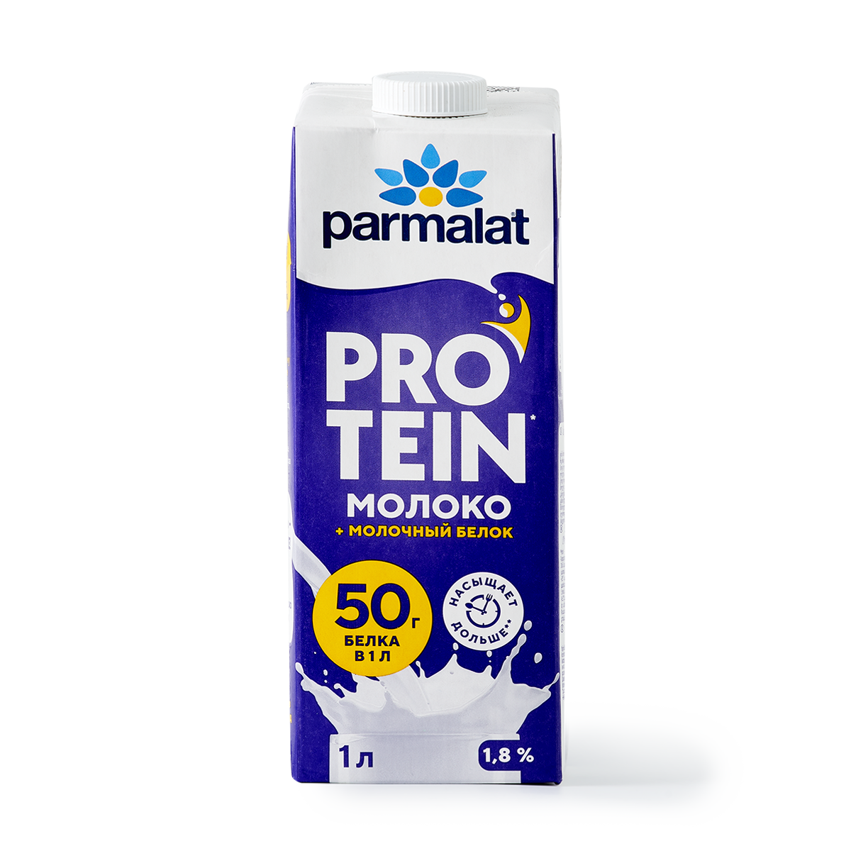 Молоко Parmalat Protein, ультрапастеризованное, 1,8% жирности, 1 л