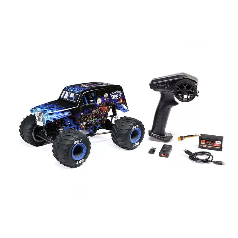 RC-модель LOCI T2 Синий 1/18, внедорожный грузовик готовый к использованию с зарядным устройством и аккумулятором