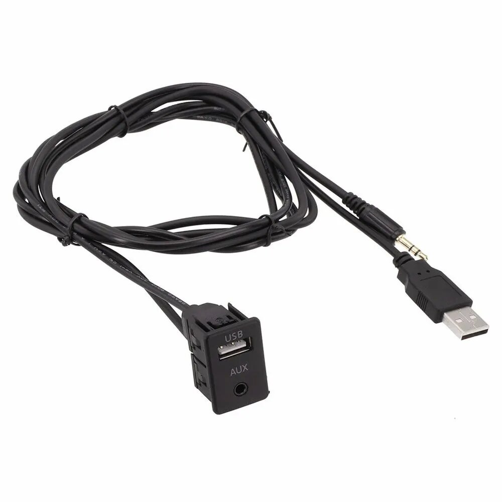 Автомобильный Разъем AUX USB для Скрытого монтажа на Приборной панели Монтажный Адаптер Подходит Для автомобилей / RVS