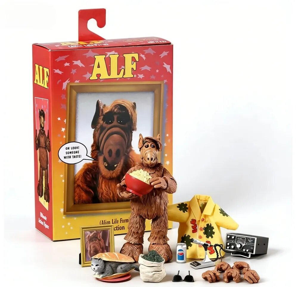 Фигурка альф инопланетянин подвижная Игрушки Подарок ALF,15 см