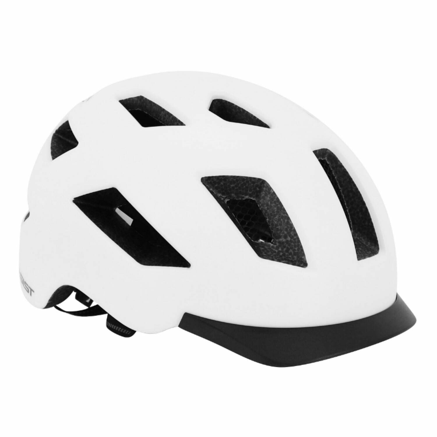 DECATHLON шлем защитный GIST Smart in-mold, белый, 56-62 см, с регулируемой задней подсветкой