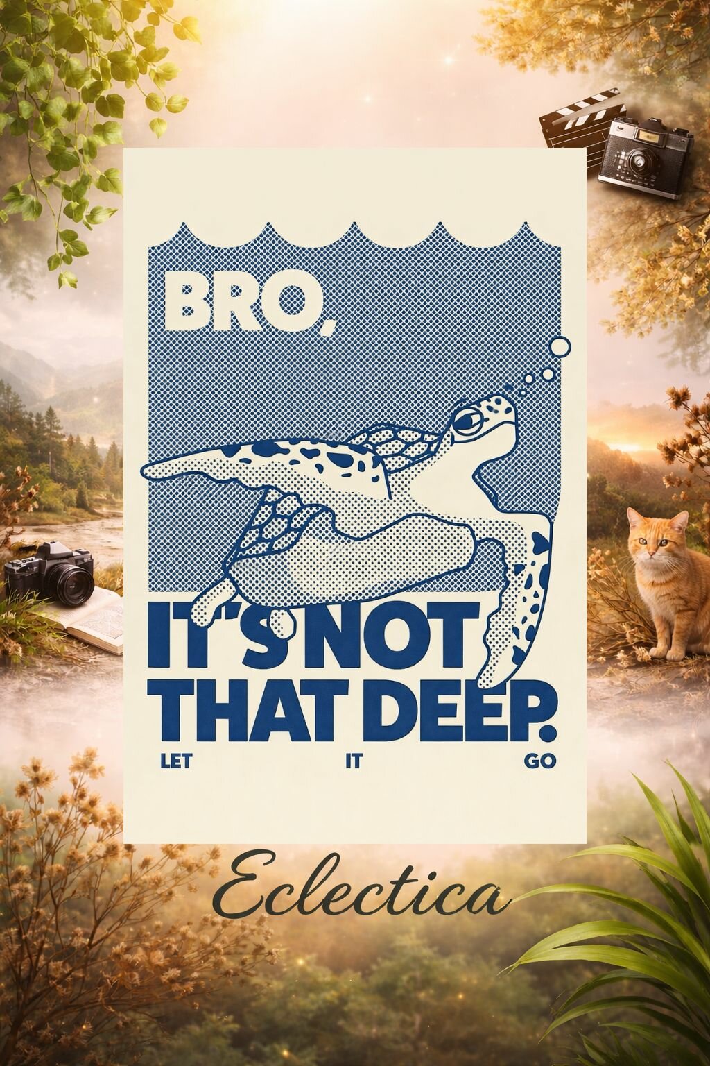 Постер "It's Not That Deep", 29.7х42см, А3, глянцевый
