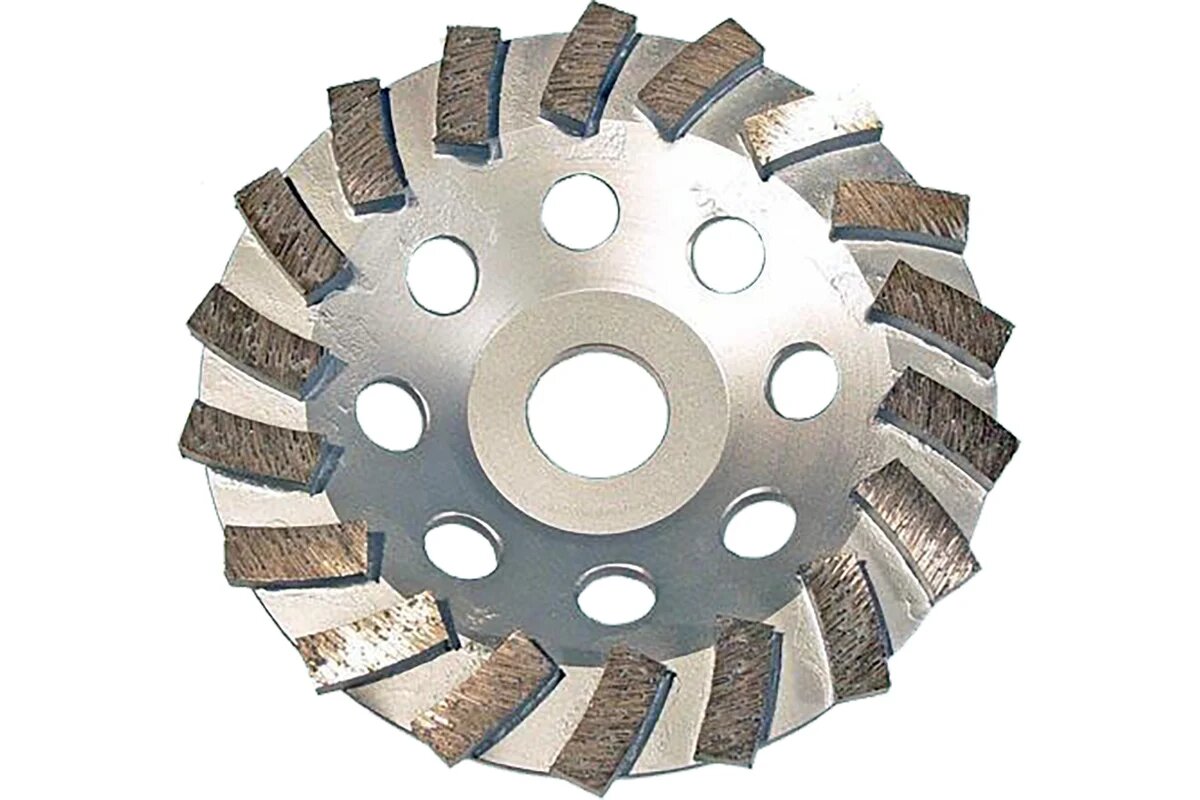 Круг алмазный чашечный CNIC Turbo TC1271 125×22 мм сегментный турбо для сухой резки бетона камня и керамики, посадка 22.2 мм, вес 0.5 кг