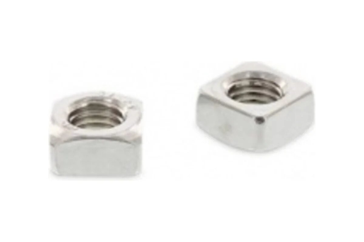 Квадратная гайка ЦКИ DIN557 M10 А2 из нержавеющей стали, 10 штук, размер под ключ 17 мм