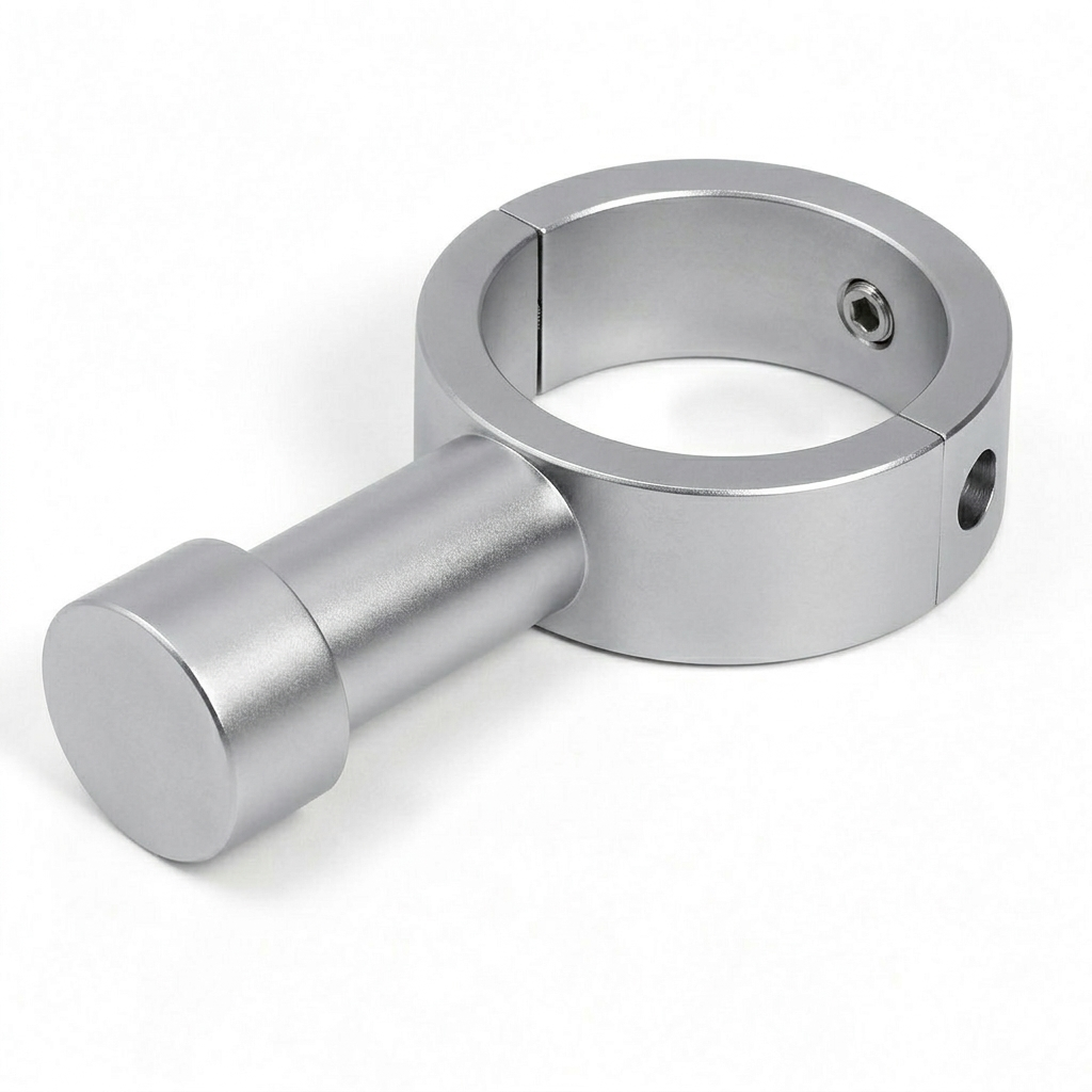 Крючок универсальный цилиндр круглый хром матовый