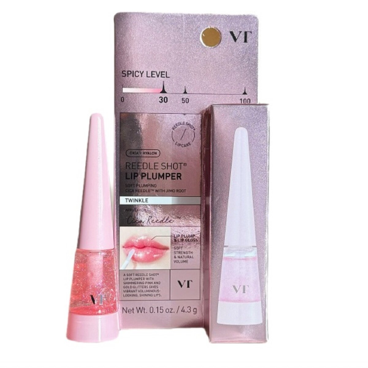 Vt Cosmetics Мерцающий плампер для губ 30ед (4,3гр) Reedle Shot Lip Plumper Twinkle