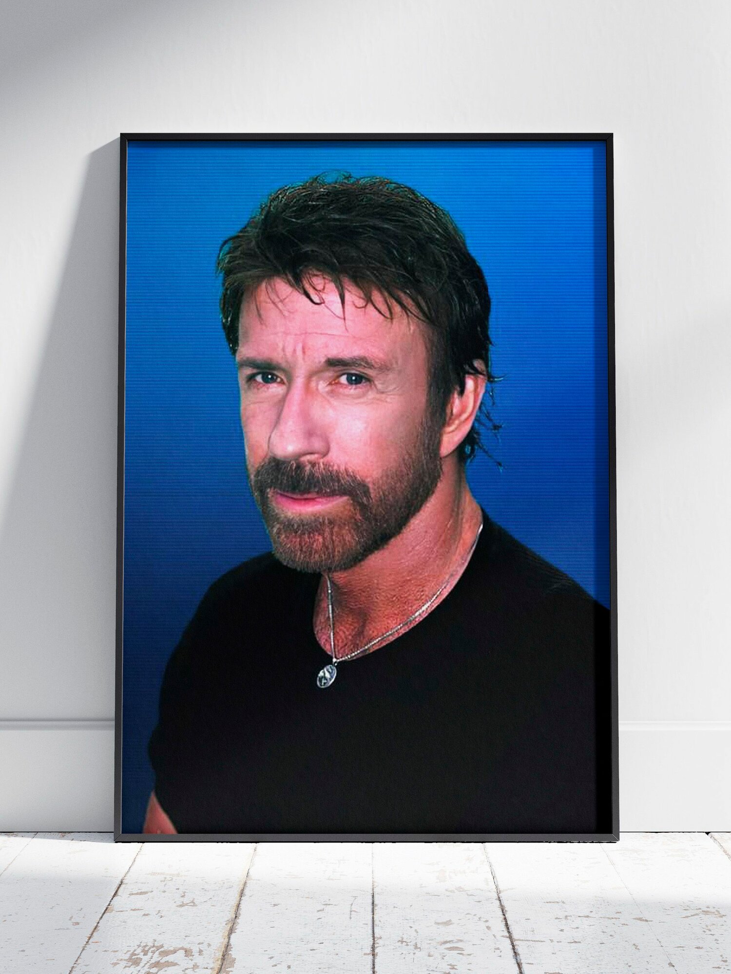 Плакат на стену для интерьера Чак Норрис (Chuck Norris 38) - Постер по актеру фильма, кино, сериала формата A4 (21x30 см)