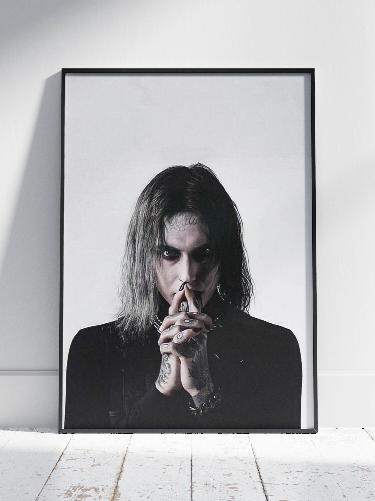 Плакат на стену для интерьера Ghostemane (Гоустмейн 21) - Постер по музыке и артисту формата A4 (21x30 см)