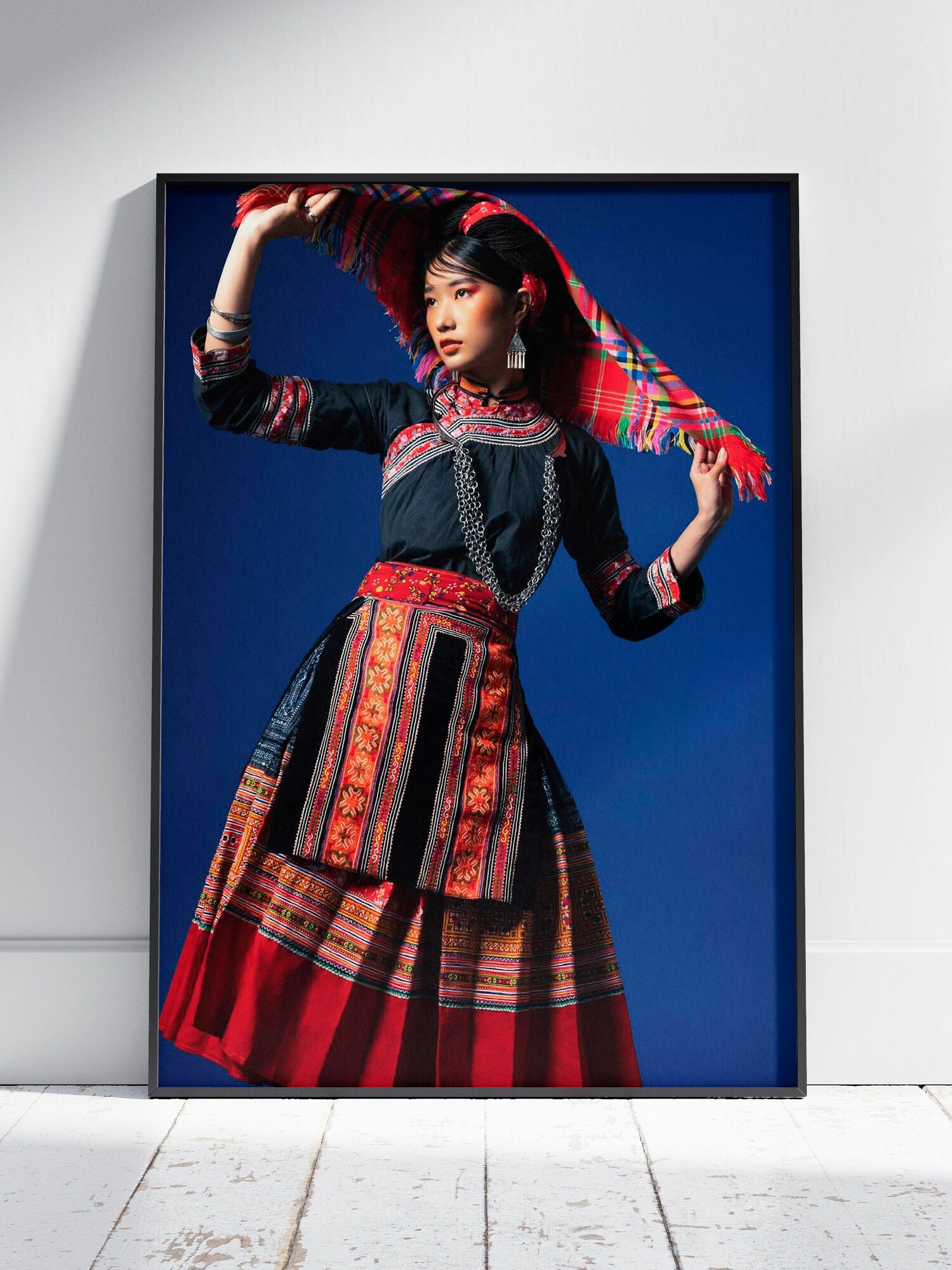 Плакат на стену для интерьера Стиль Этно (Ethnic Fashion Style 4) - Постер по моде и эстетике формата A4 (21x30 см)