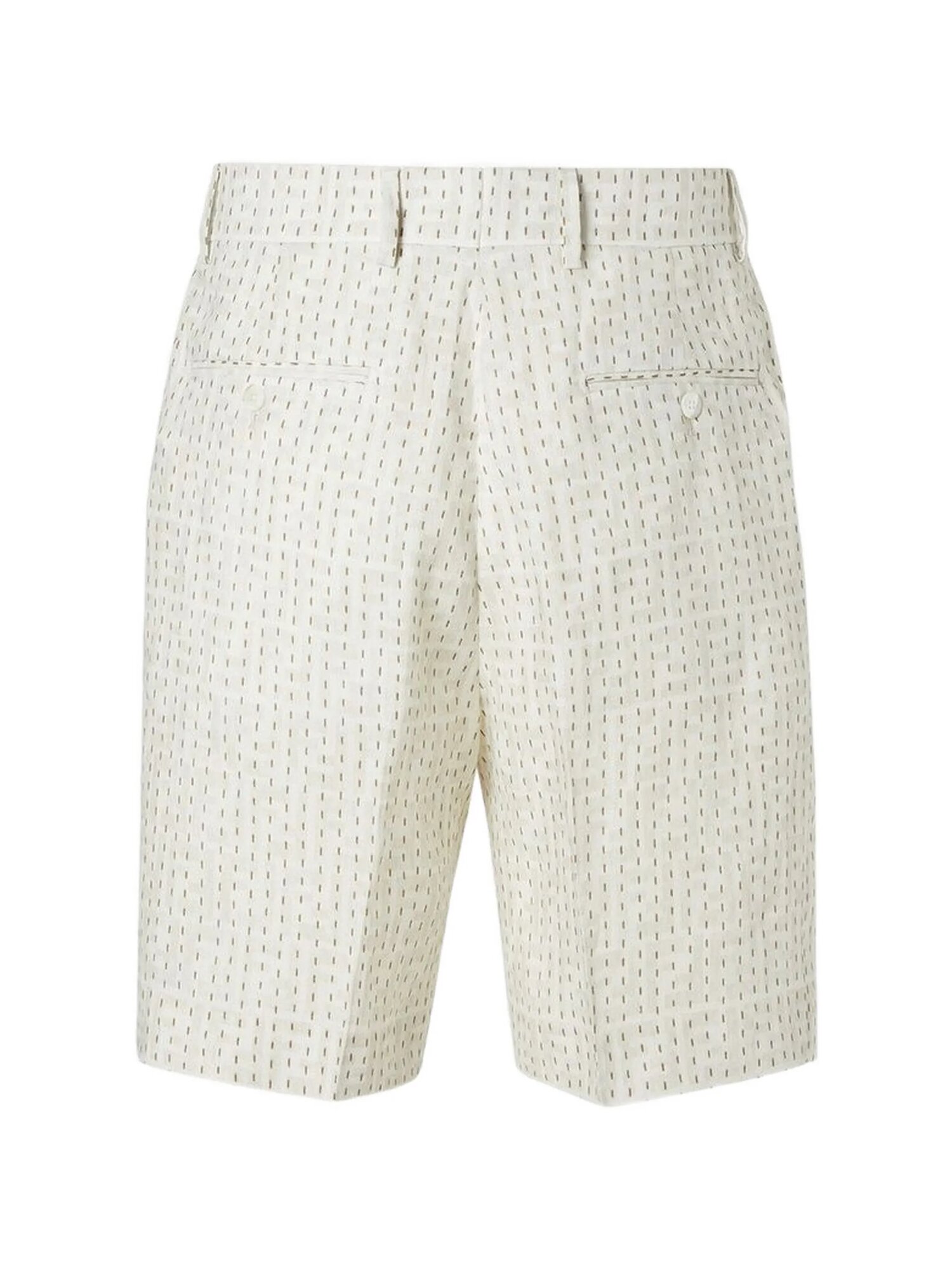 Брюки FENDI Stitching linen trousers, размер 48 — фото 1