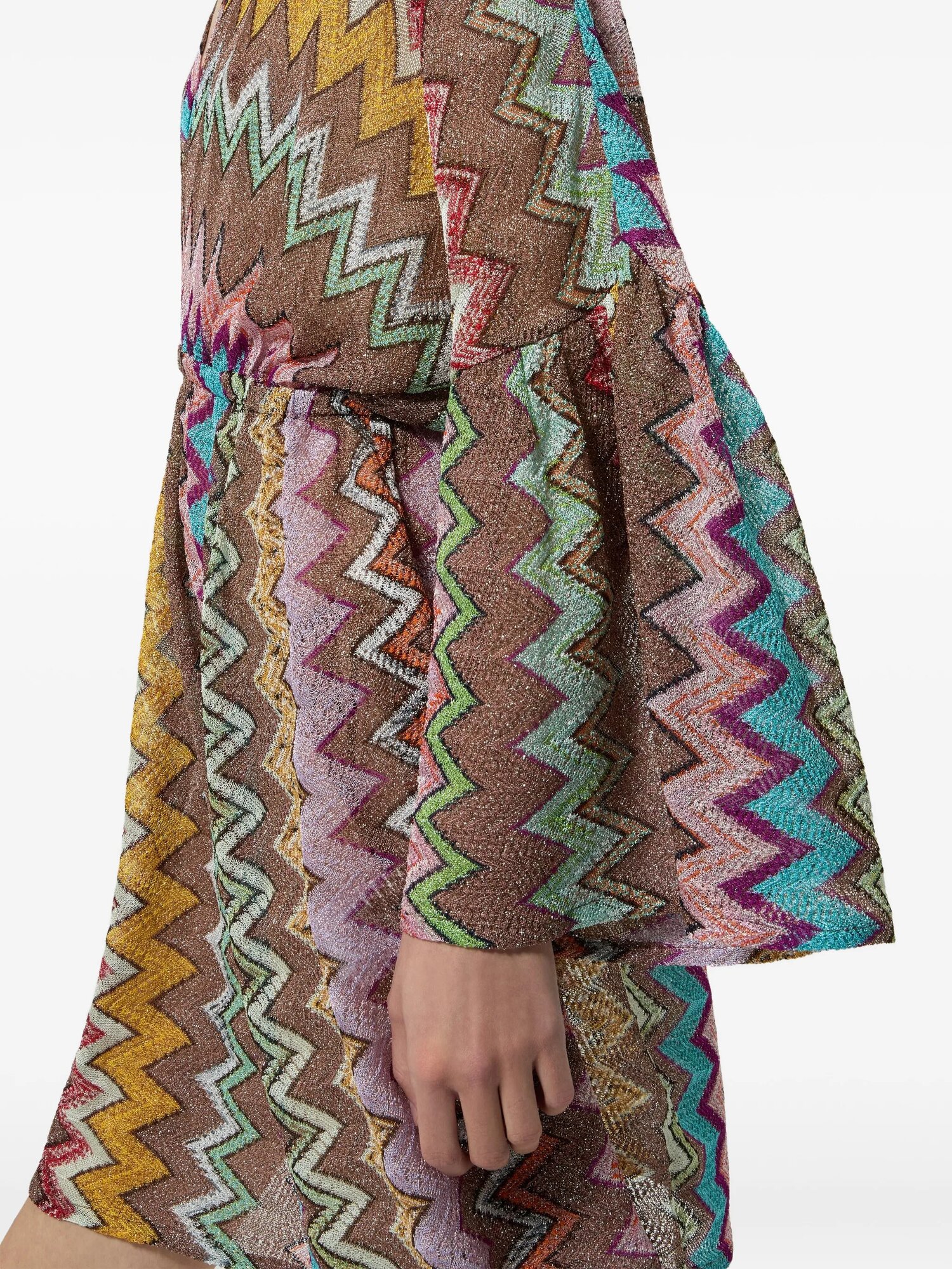 Накидка Missoni V-neck zig-zag beach cover-up, размер 38 — фото 1