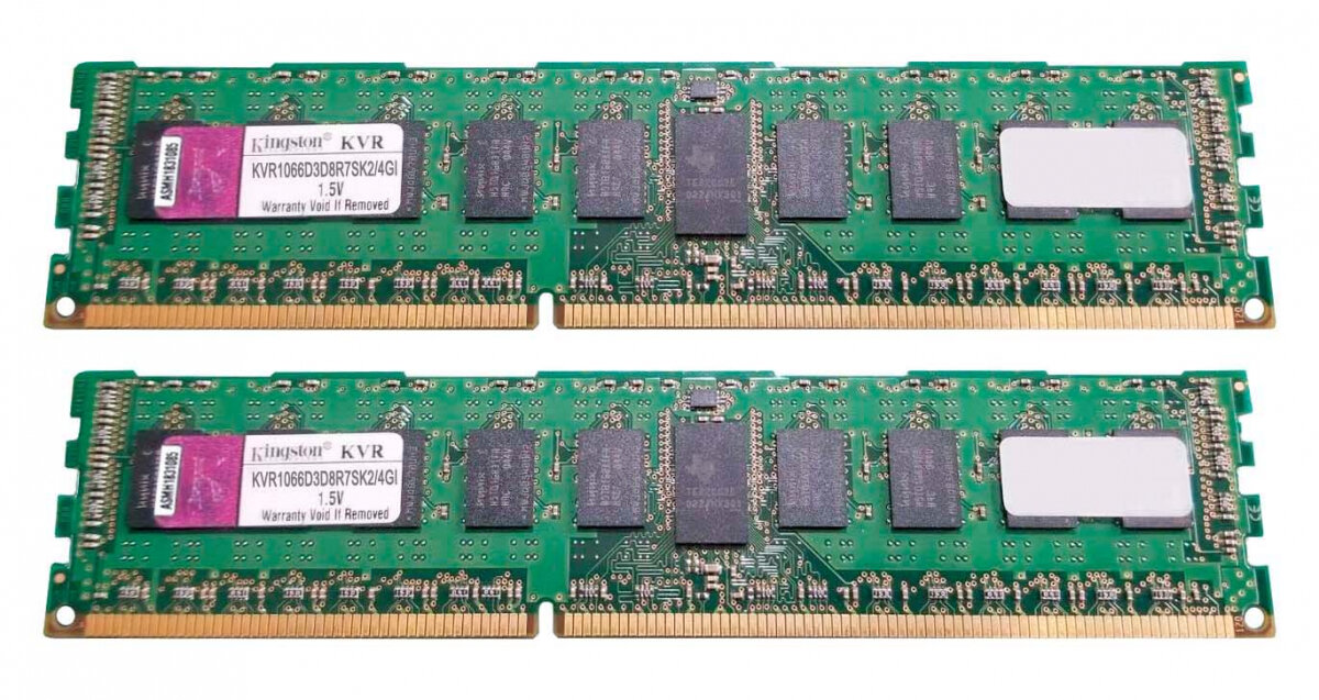 Оперативная память Kingston KVR1066D3D8R7SK2/4GI DDRIII 4GB