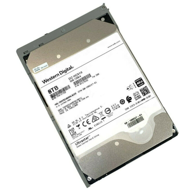 Жесткий Диск Cisco UCS-S3260-HD8TB 8Tb SAS 3,5" HDD