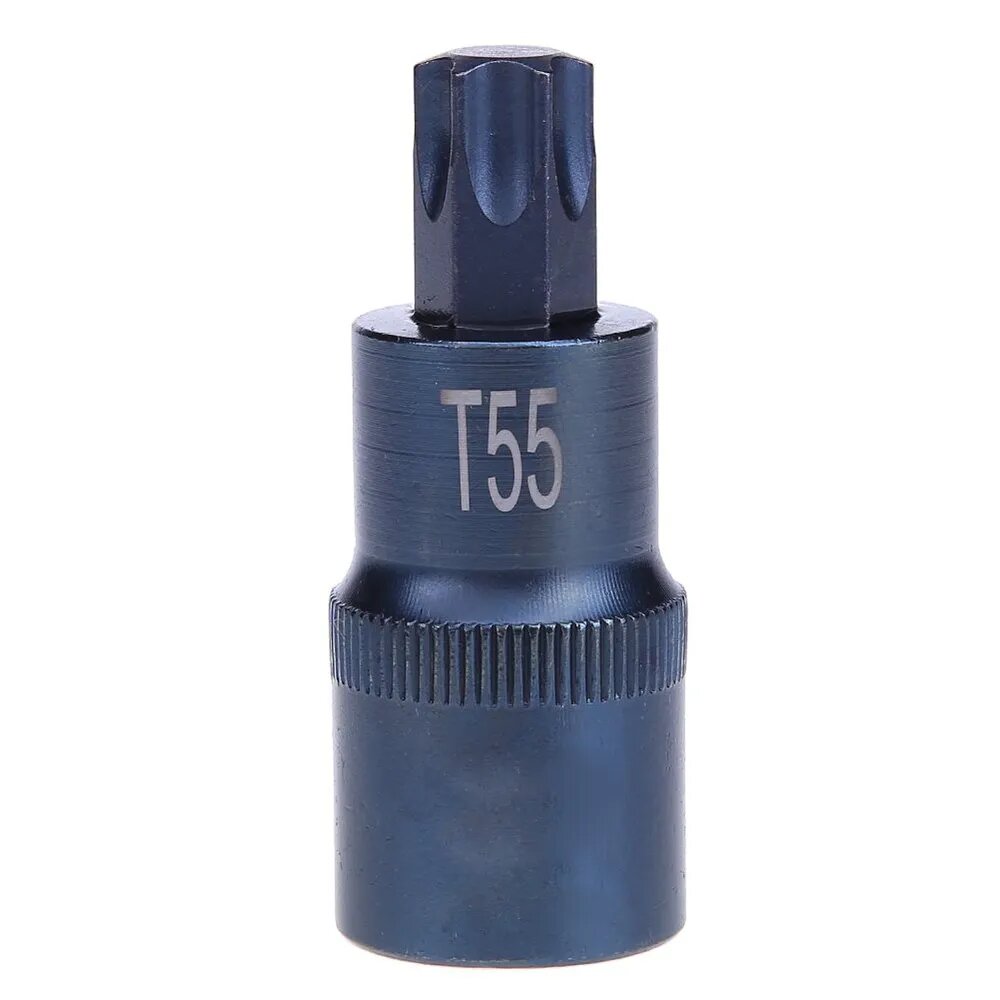 Торцевой ключ-переходник Torx T55, кв. хвостовик 1/2", длина 55 мм