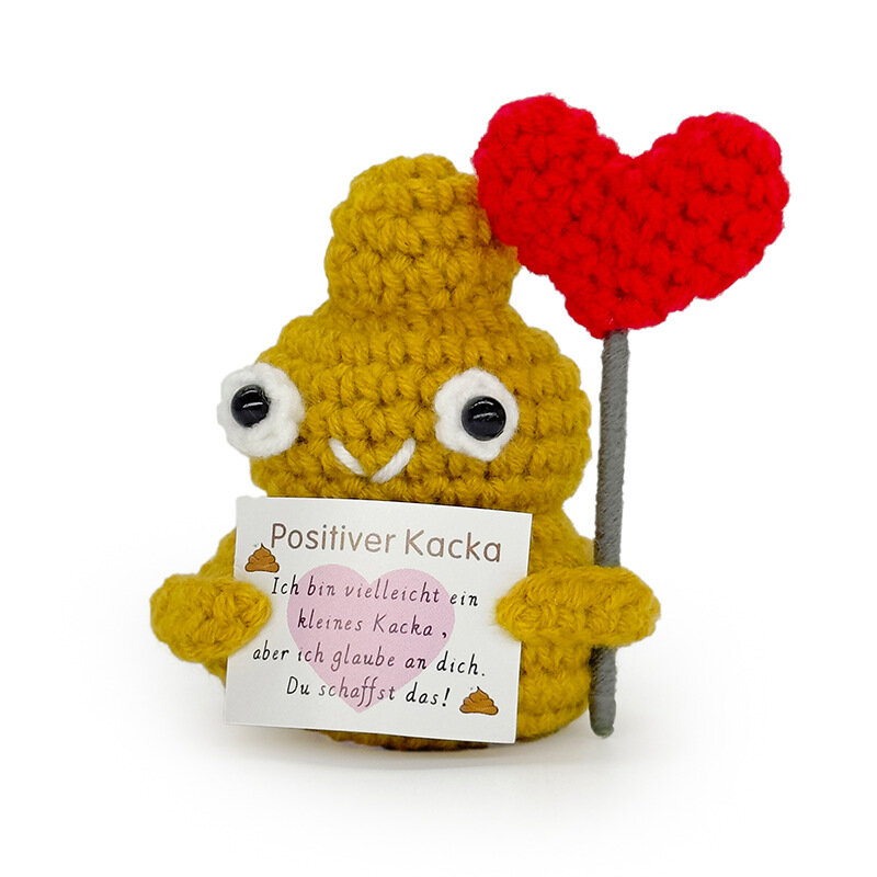 Вязаная крючком кукла ручной работы на тему Дня святого Валентина: пингвин с сердцем и розой, украшение для эмоциональной поддержки.