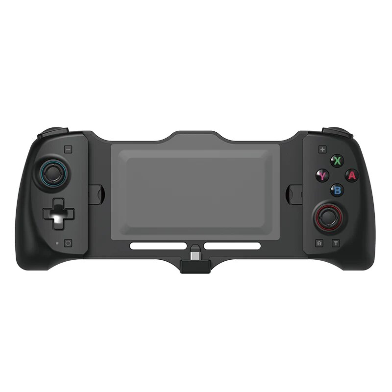 Fox универсальный вставной геймпад для Nintendo Switch OLED — черный с гибким вибрационным эффектом и быстрым