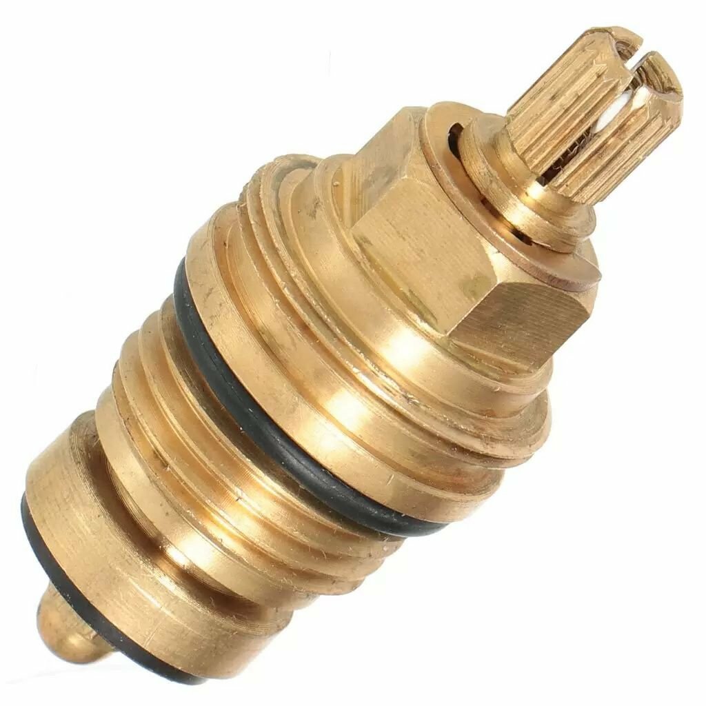 Кран-букса латунная ComfortFactor Mayfair №8 1/2 дюйма, 2 резьбы, с резиновыми вставками для смесителя, артикул 51812