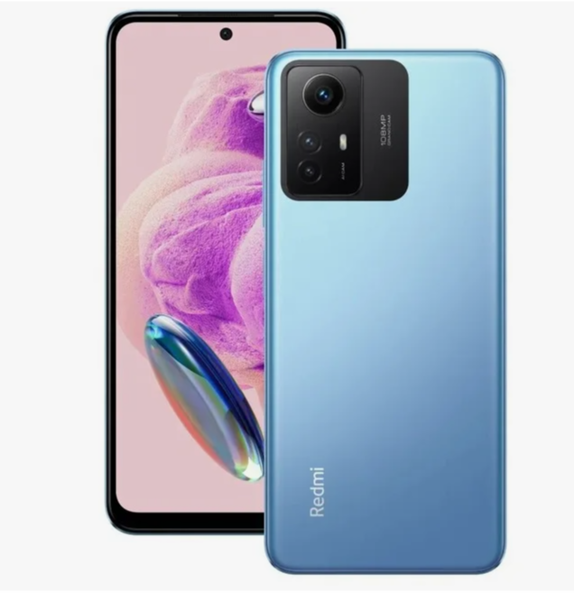 Смартфон Xiaomi Redmi Note 12S 8/256 ГБ Global, Dual nano SIM, голубой, (Б/У), уценка