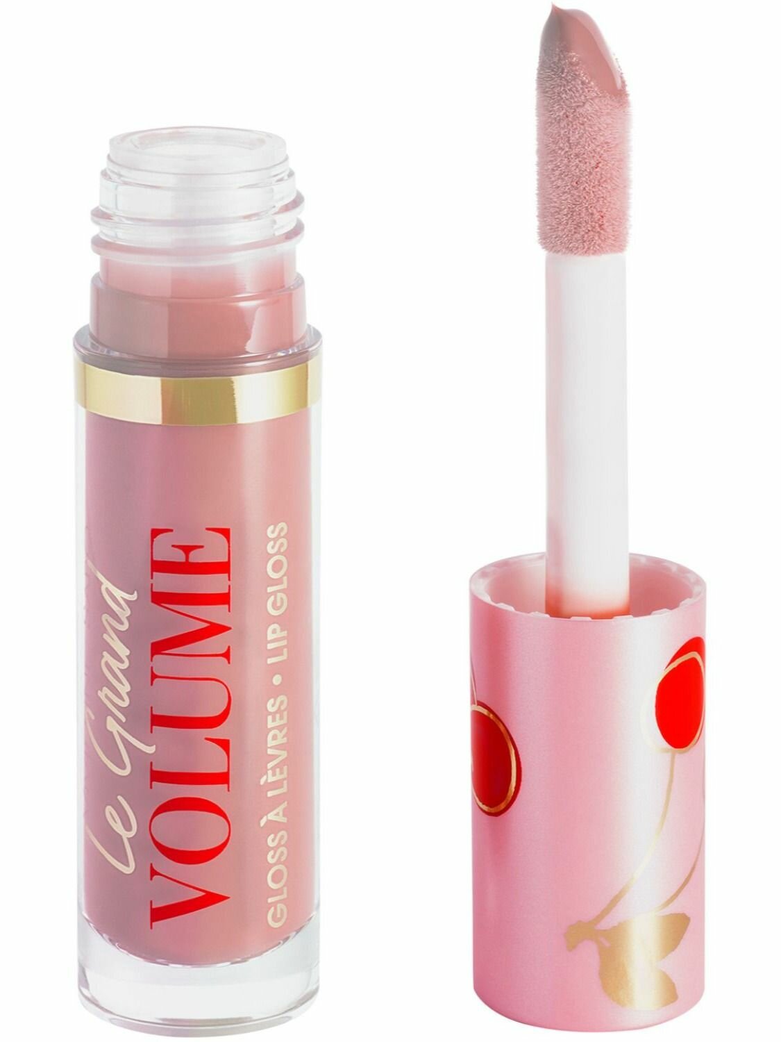 Vivienne Sabo Блеск для губ тон 09 светло-коричневый инжир Le Grand Volume экстремально глянцевый с маслами макадамии и жожоба с ягодным ароматом 3 мл.