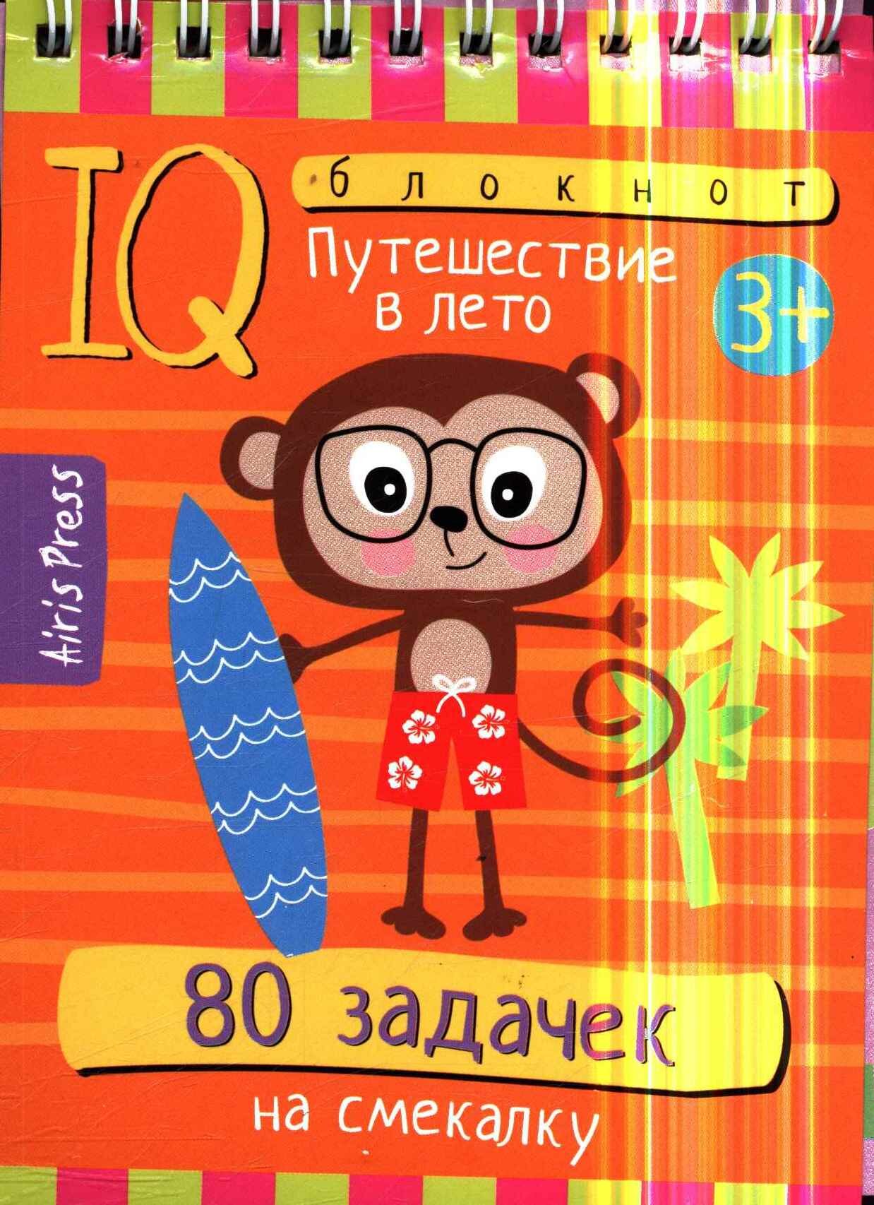 УмныйБлокнот 80 задачек на смекалку Путешествие в лето (на спирали)