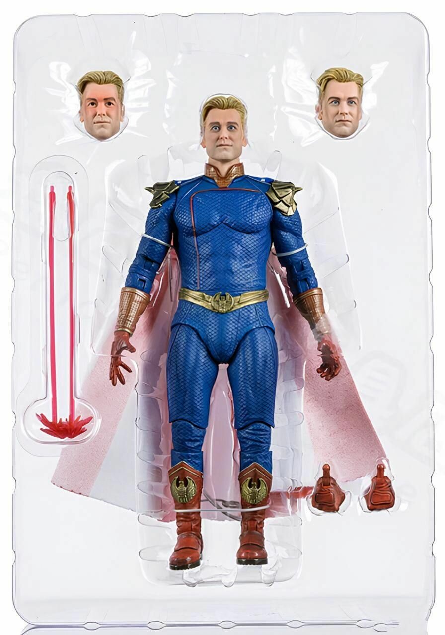 Коллекционная фигурка Хомлендер (Homelander) из "The Boys", 7 дюймов, с подвижными суставами — фото 1