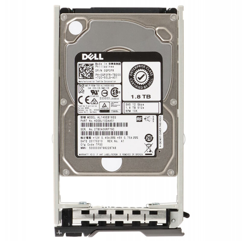 Жесткий диск Dell GP3FR 1,8Tb SAS 2,5" HDD