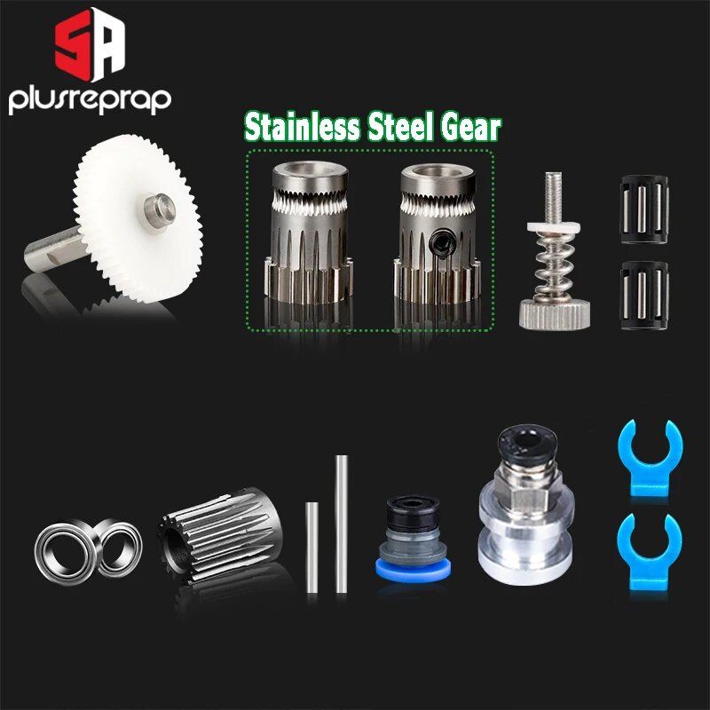 Экструдер 5Aplusreprap для 3D-принтера PRUSAI3 MK8, цвет: With Stainless Gear