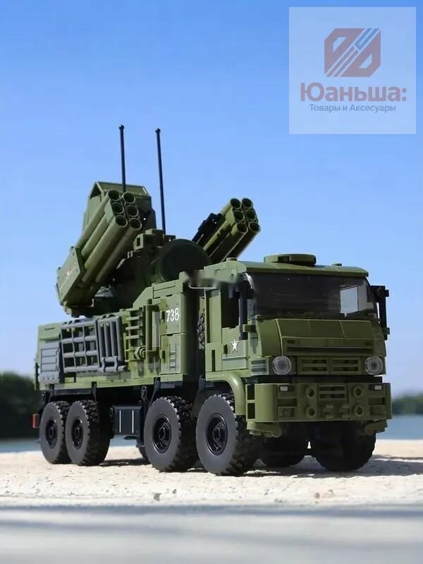 Сборная модель зенитного ракетного комплекса Панцирь-С1 (пусковая установка)