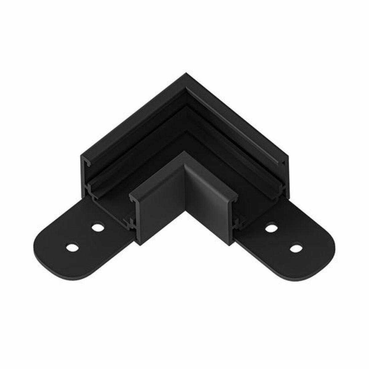 Коннектор L-образный Arte Lamp Optima-Accessories A740606, цвет Черный/, материал /