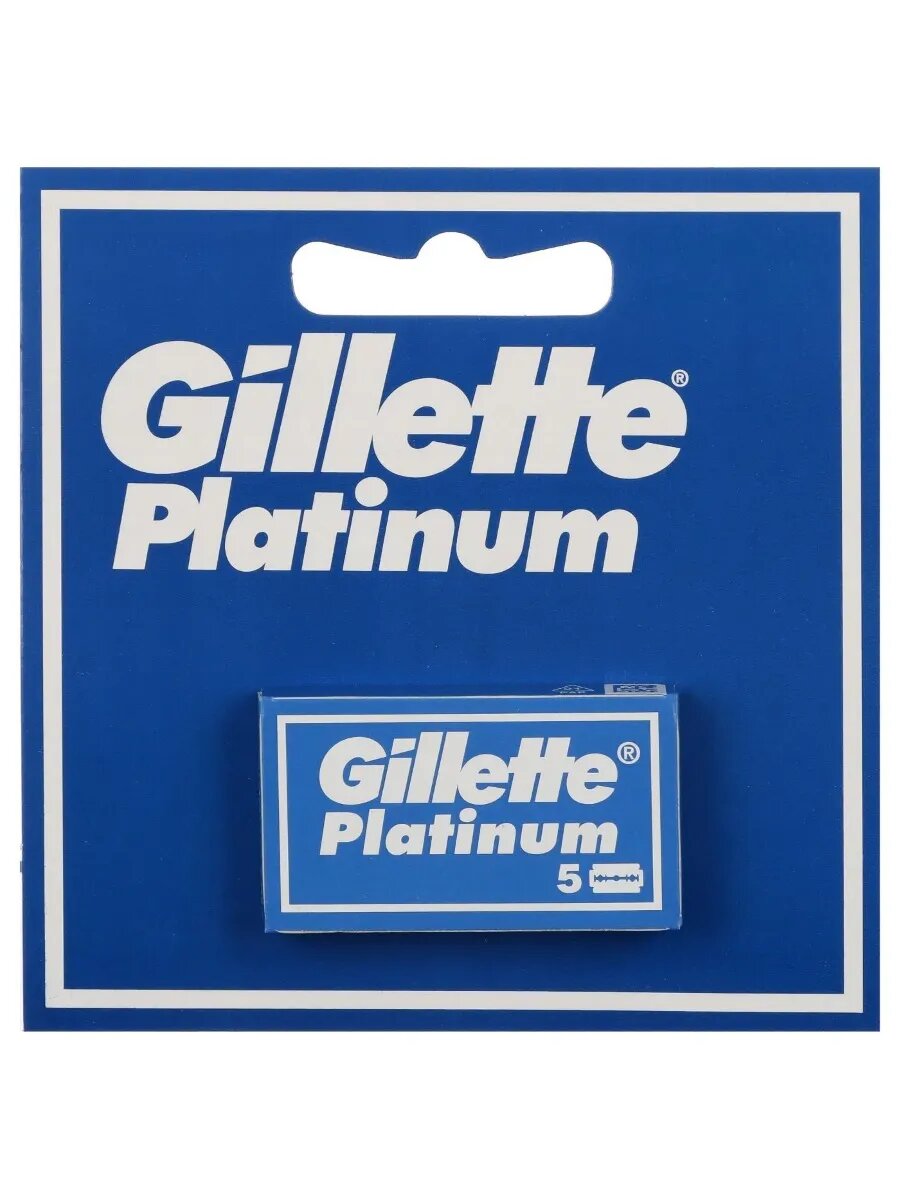 Сменные лезвия для одноразовых бритв GILLETTE Platinum набор 5шт