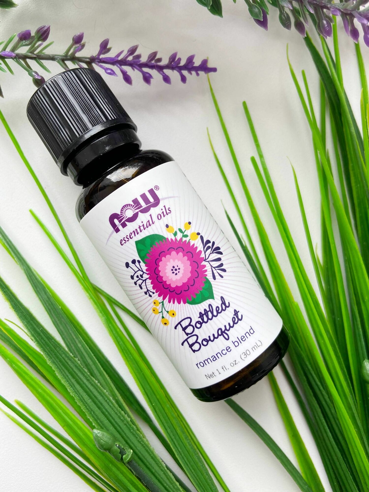 Смесь эфирных масел Цветочный букет, Now Foods, Bottled Bouquet Oil Blend, 30 мл