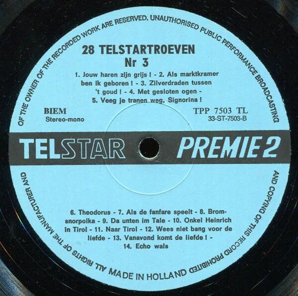 28 Telstar Troeven *3* — фото 1